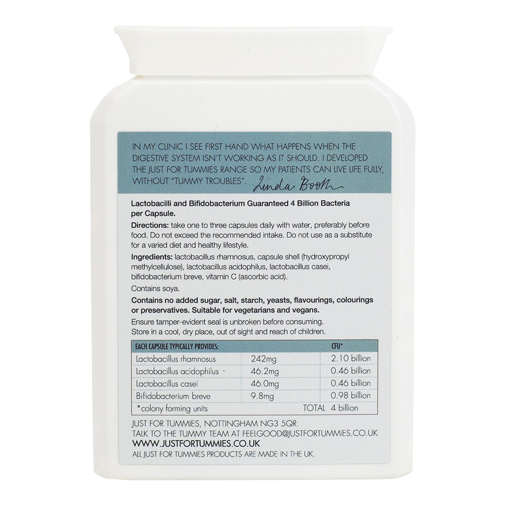Just For Tummies Live Bacteria Tablets | Gedling Colonics